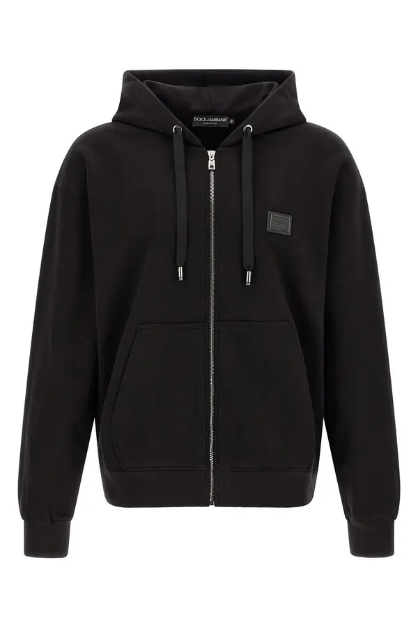Dolce & Gabbana Logo Plaque Hoodie