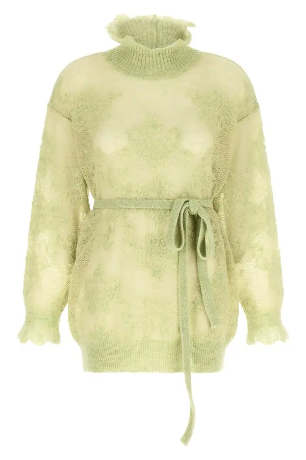 Twin-set Jacquard Yarn Sweater