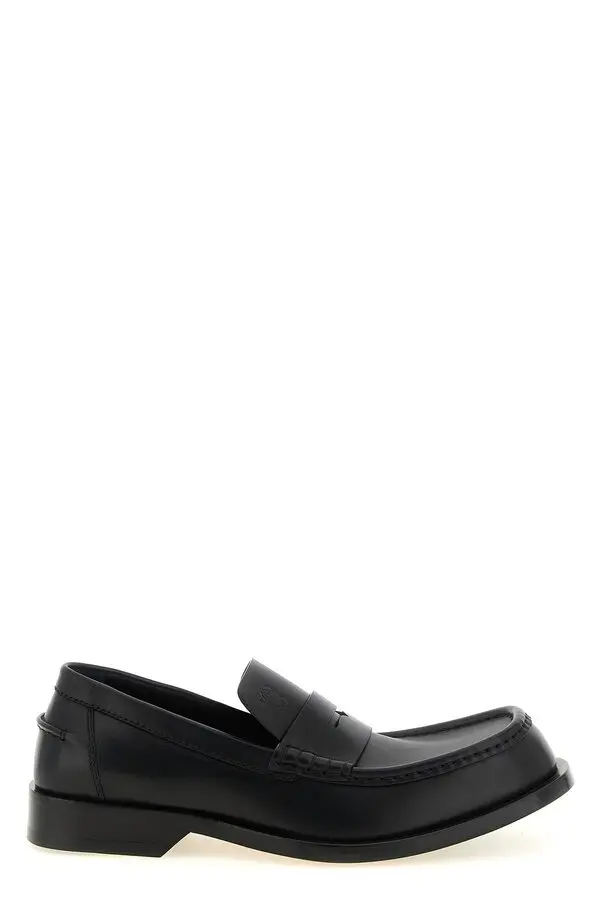 Loewe Bobine Leather Loafers