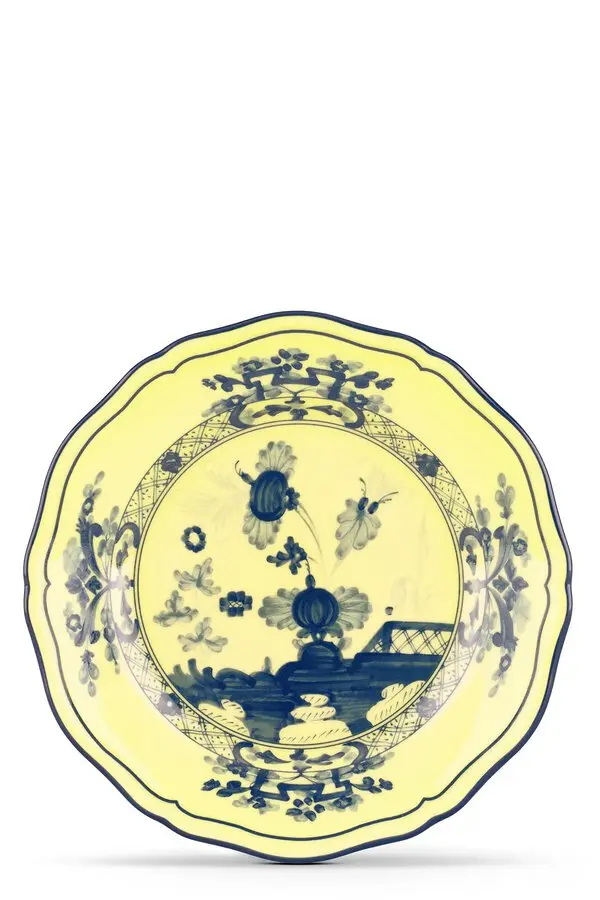 GINORI 1735 Oriente Italiano' Bread Plate ⌀ 17cm - Yellow