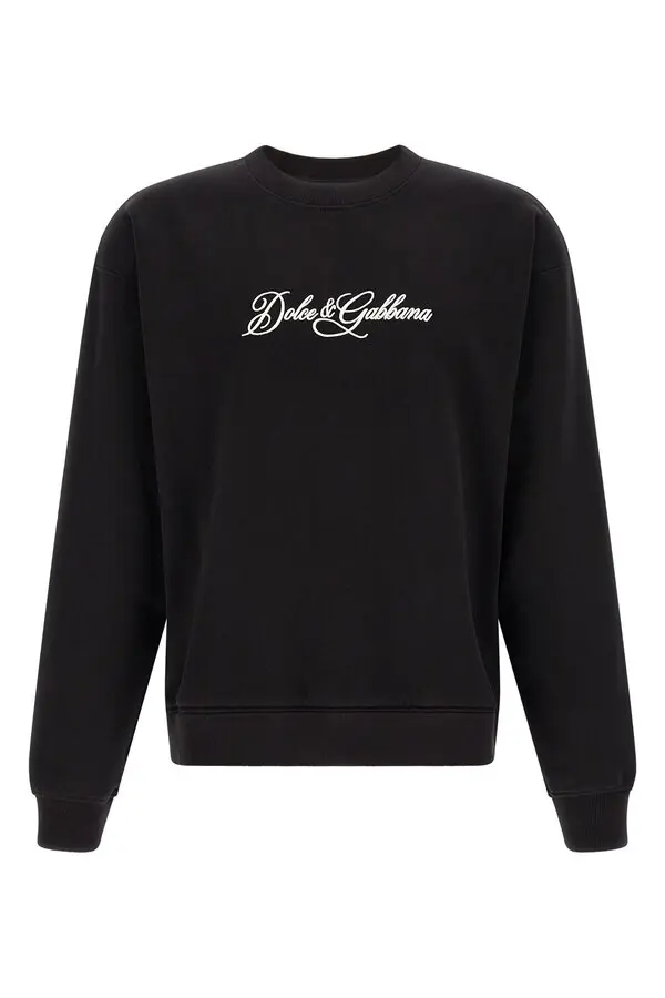 Dolce & Gabbana Logo Embroidery Sweatshirt