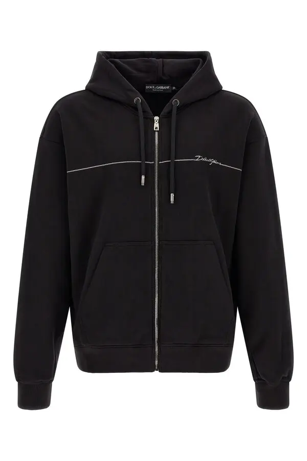 Dolce & Gabbana Logo Embroidery Hoodie