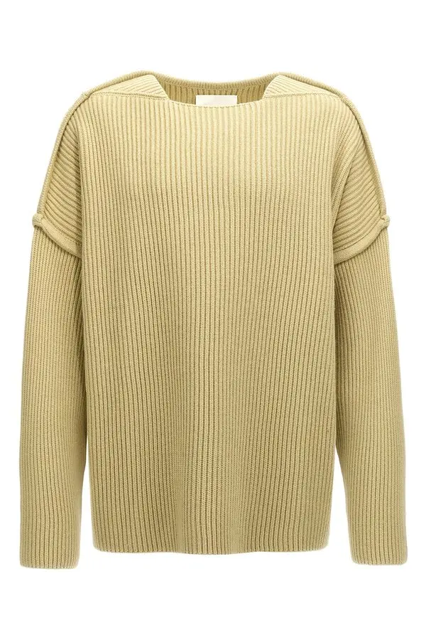 JIL SANDER Geometric Neckline Sweater