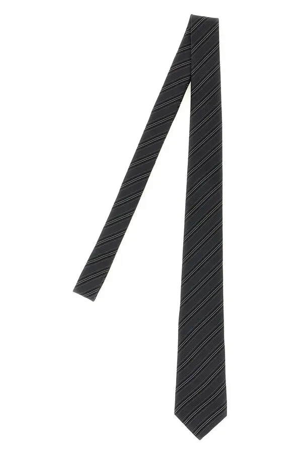 Saint Laurent Striped Tie