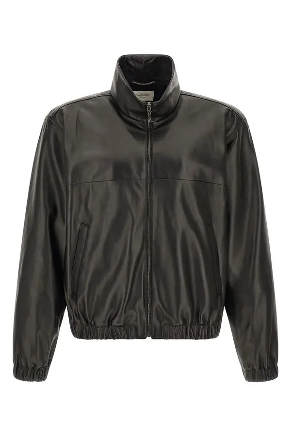 Saint Laurent Cassandre Leather Jacket