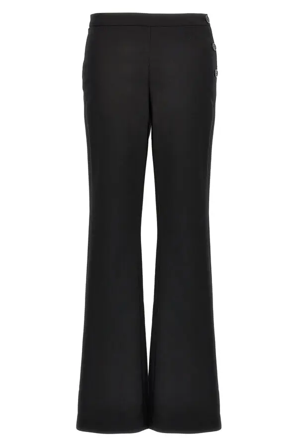 COURREGES Oblique Tailored Wool Blend Bootcut Pants