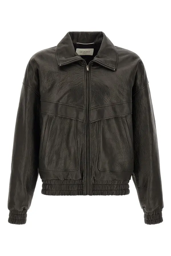 Saint Laurent Bubble Leather Jacket