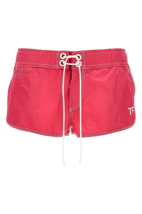 TOM FORD Logo Nylon Shorts