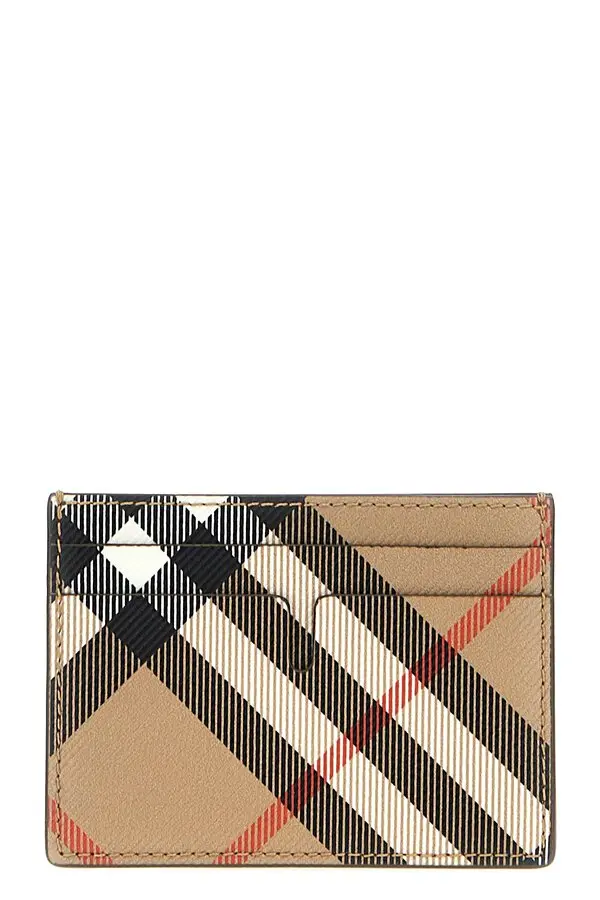 Burberry Check Card Holder