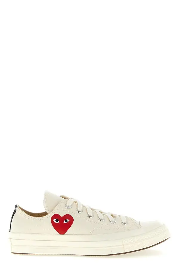 Play Comme Des Garcon X Converse Sneakers - White
