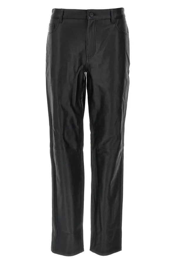 TOTEME Leather Trousers