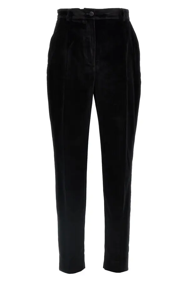 Dolce & Gabbana Velvet Tuxedo Trousers
