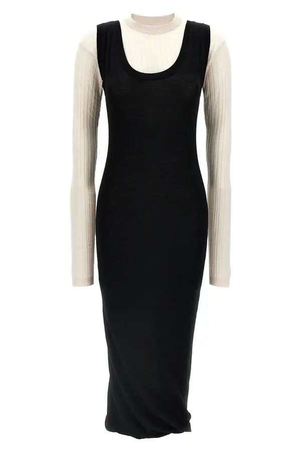 Marni Multi-layered Wool Dress