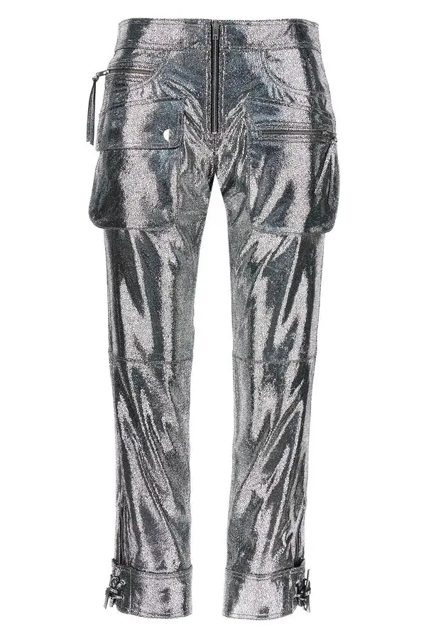 Isabel Marant Étoile Crinkle Leather Trousers