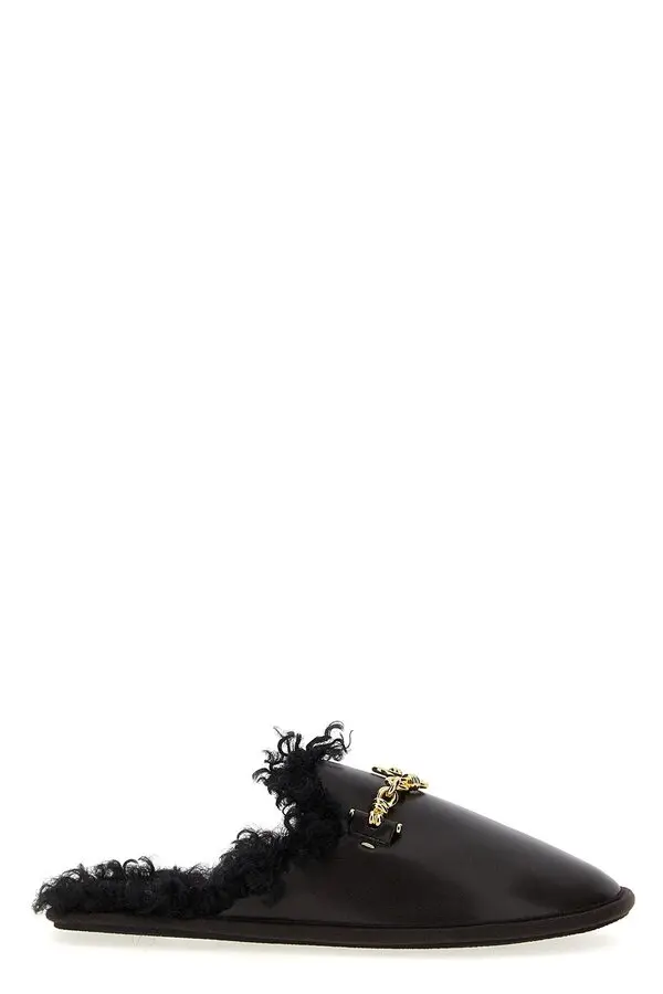 Stella McCartney Leather-effect Backless Ryder Sabots