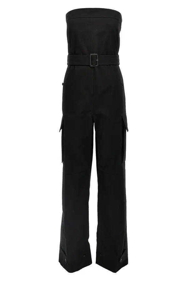 Saint Laurent Cassandre Bustier Jumpsuit