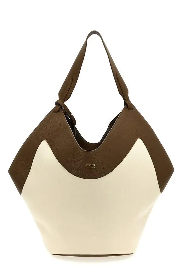 Khaite Lotus Tote Shopping Bag