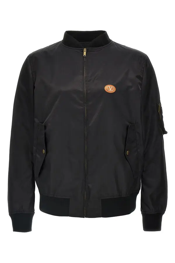 Valentino Garavani Logo Bomber Jacket