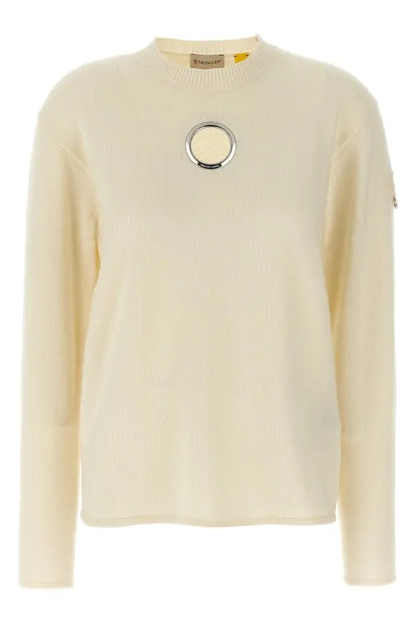 Moncler Wool And Cashmere Sweater - White