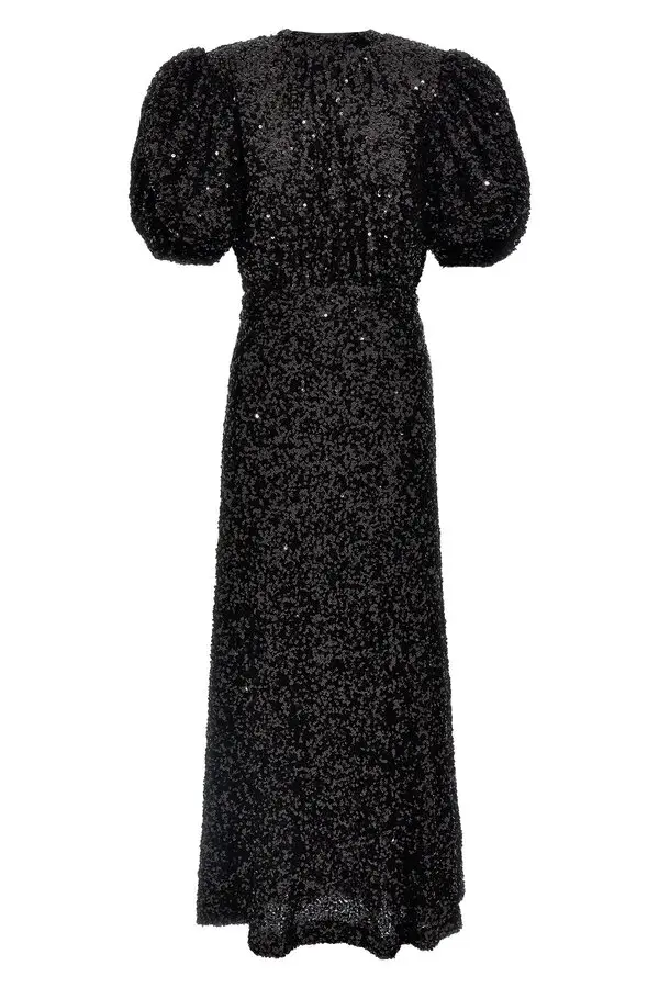 ROTATE BY BIRGER CHRISTENSEN Sequin Midi Dress