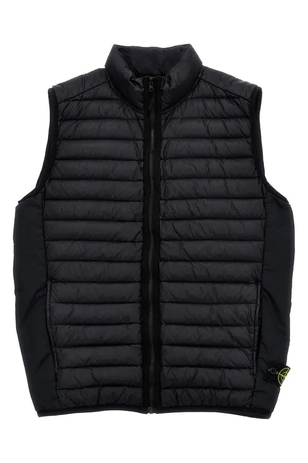 Stone Island G0224 Loom Woven Chambers R-nylon Down-tc Vest