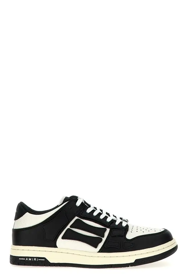 Amiri Skel Top Low' Sneakers - White/black