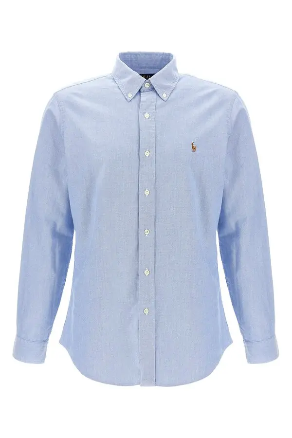 Polo Ralph Lauren Oxford' Shirt - Light Blue
