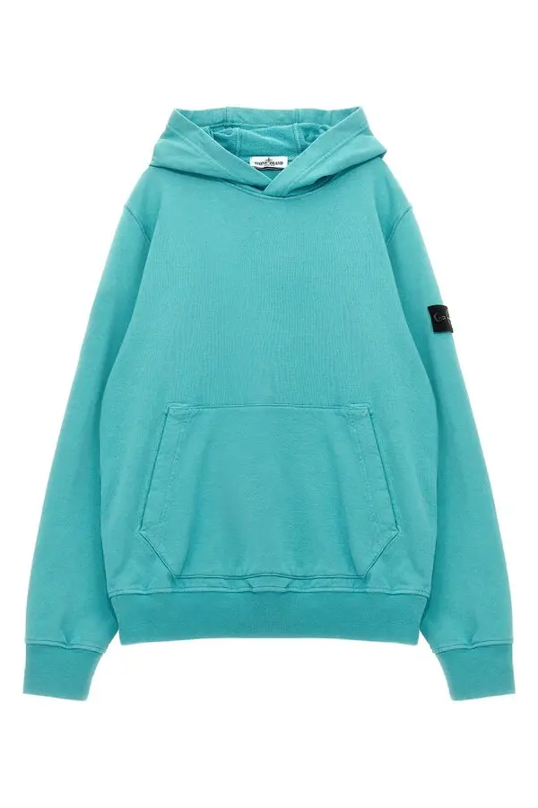 Stone Island Logo Badge Hoodie