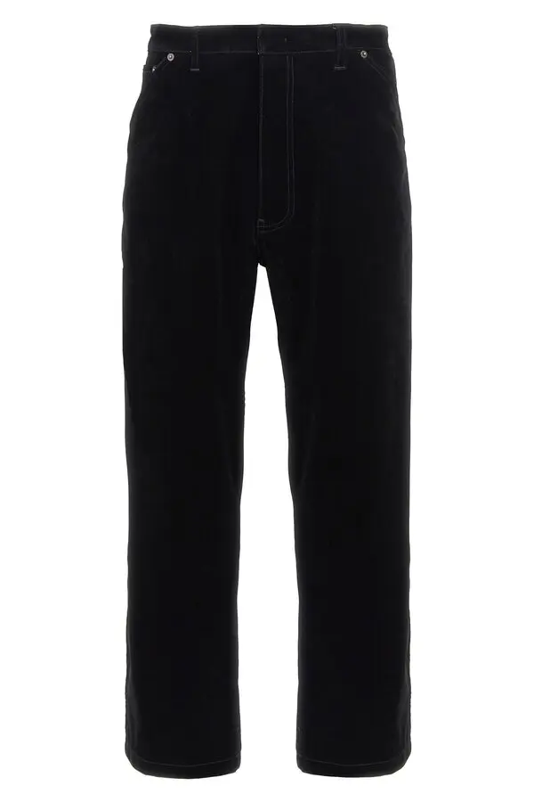 Prada Velvet Straight Leg Pants