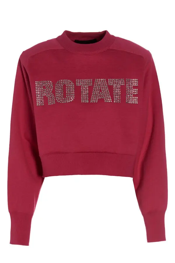 ROTATE BY BIRGER CHRISTENSEN Firm Rhinestone' Sweatshirt
