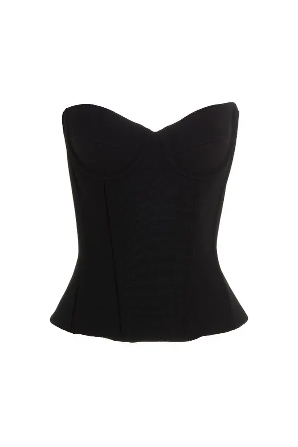 Balenciaga Bustier Top - Black