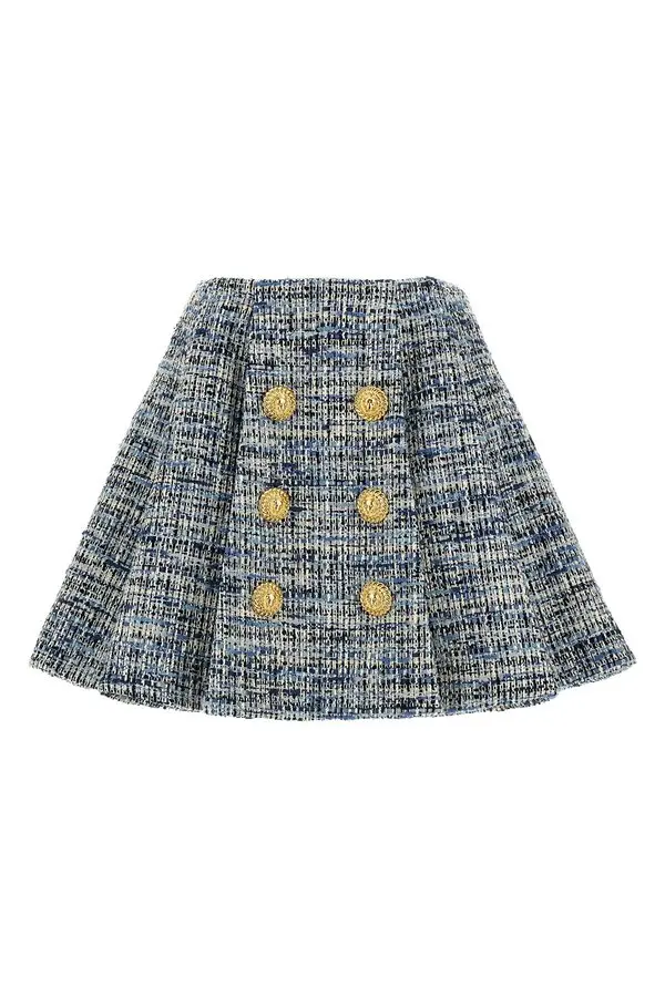 Balmain Tweed Skirt