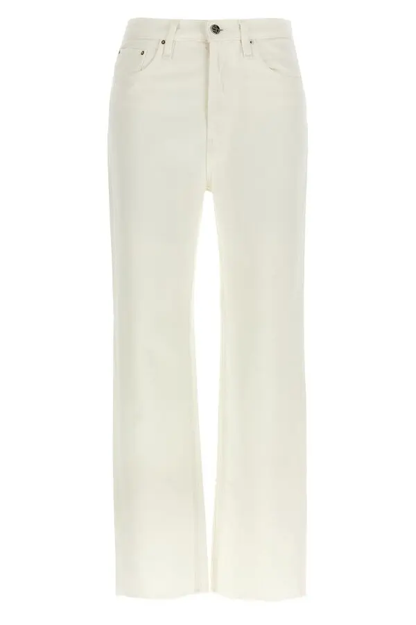 TOTEME High Waist Cotton Denim Jeans