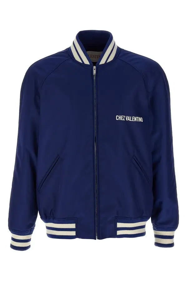 Valentino Garavani Chez Bomber Jacket - Blue