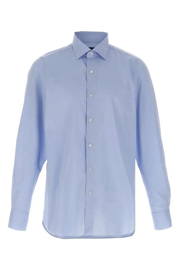 FINAMORE 1925 Napoli' Shirt - Light Blue