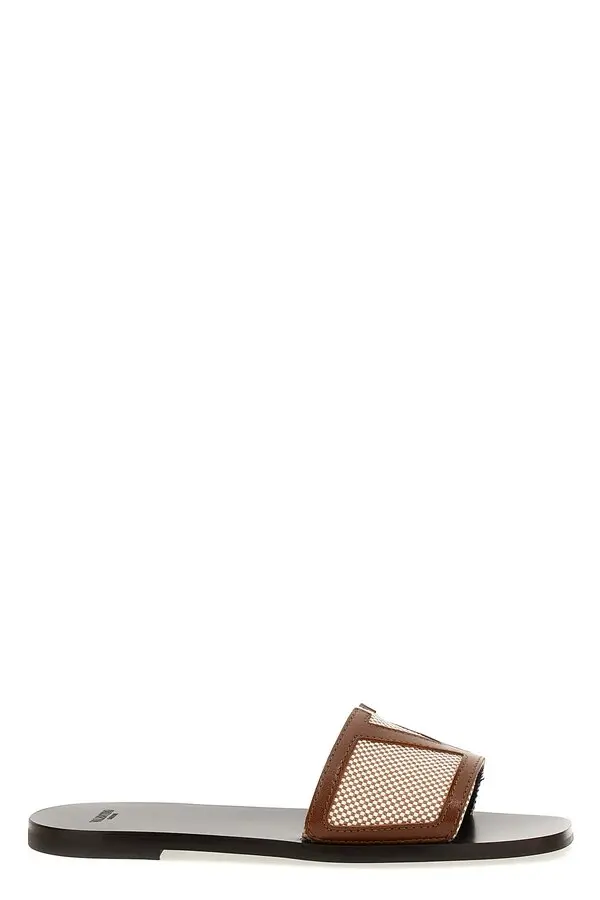 Valentino Garavani Vlogo Sandals - Brown