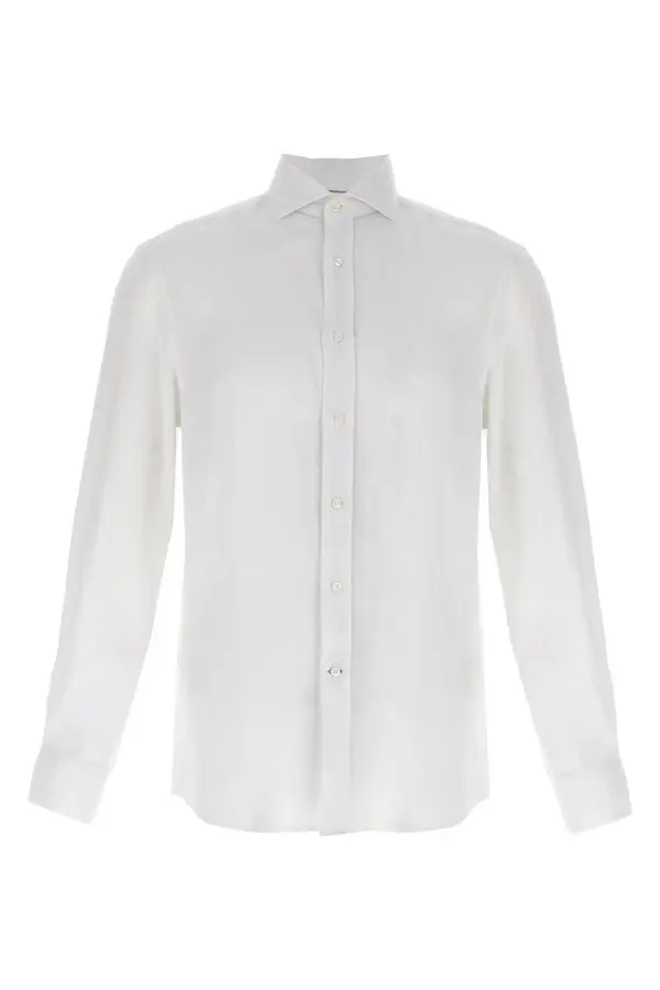 Brunello Cucinelli Linen Shirt - White