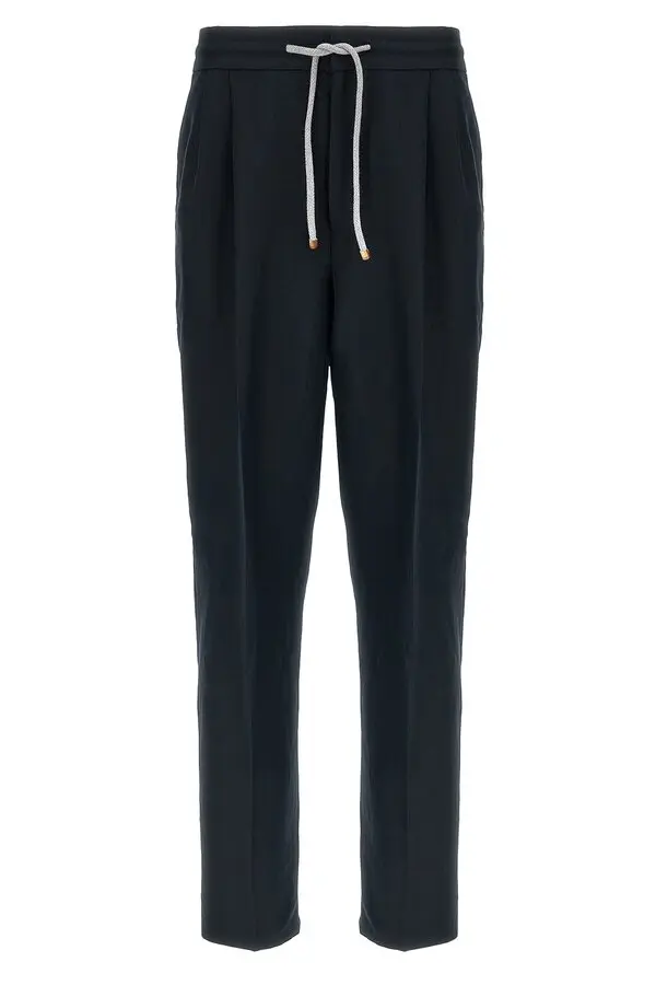 Brunello Cucinelli Linen Blend Trousers