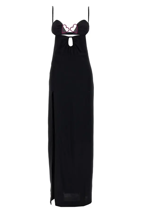 NENSI DOJAKA Heart Bra Long Dress