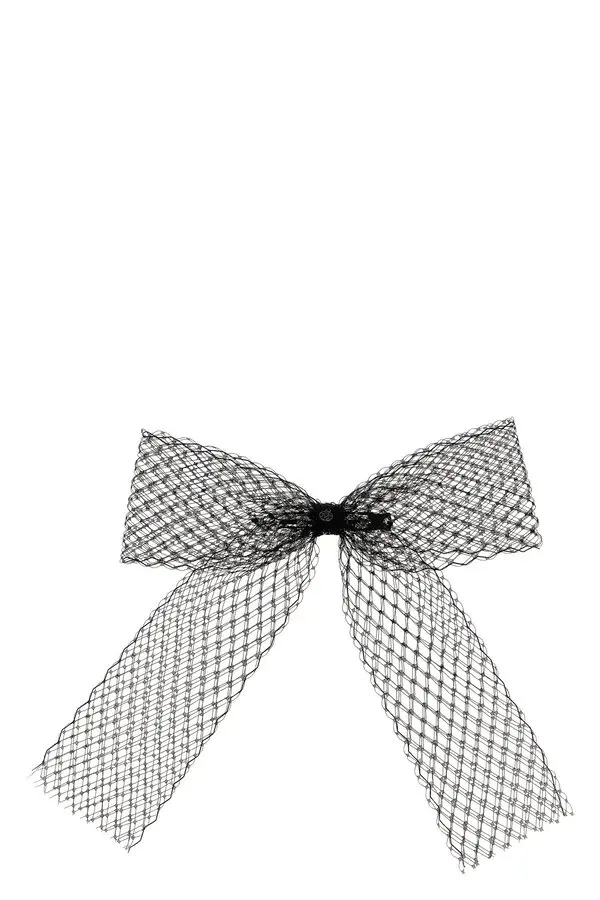 MAISON MICHEL Aya' Hair Clip - Black