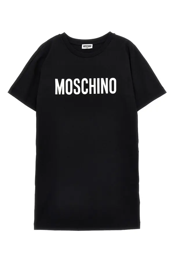 MOSCHINO KID TEEN Logo Print Dress
