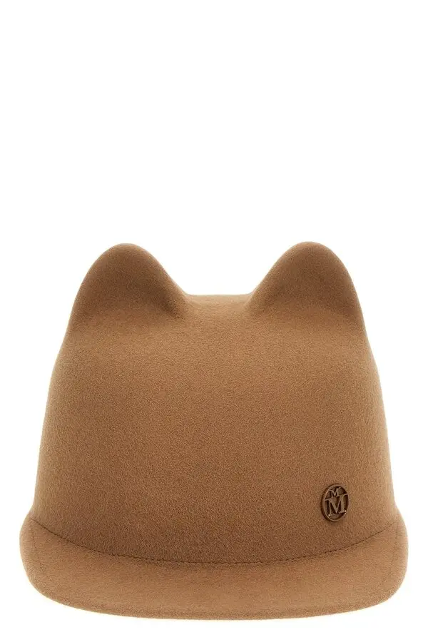 MAISON MICHEL Jamie Felt Hat - Brown