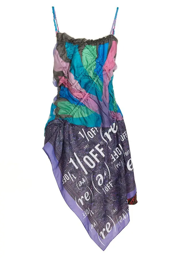 1/OFF PARIS Slip Scarf' Dress - Multi