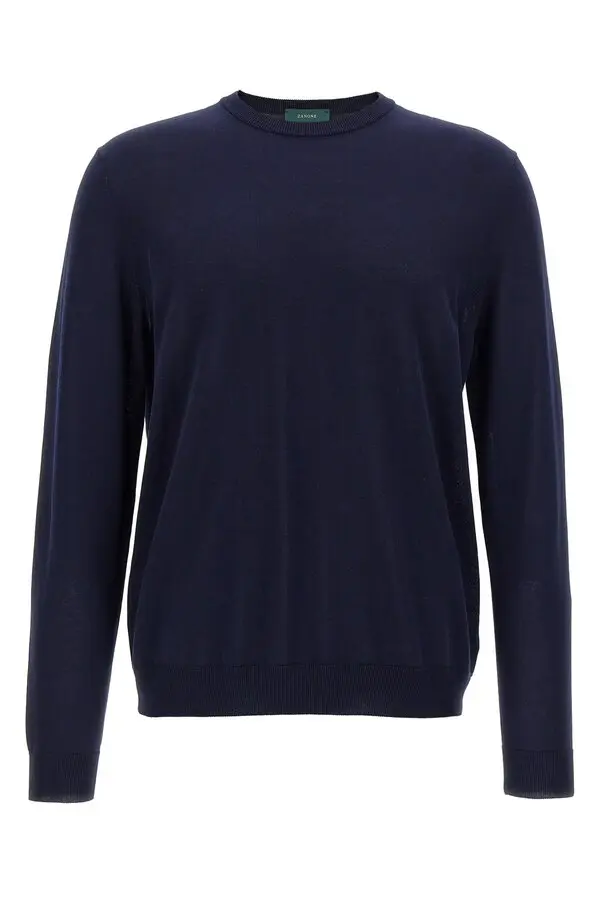 ZANONE Cotton Sweater - Blue