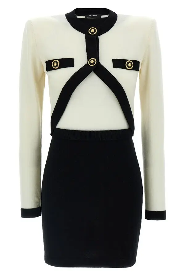 Balmain Filo Leone Catena' Dress