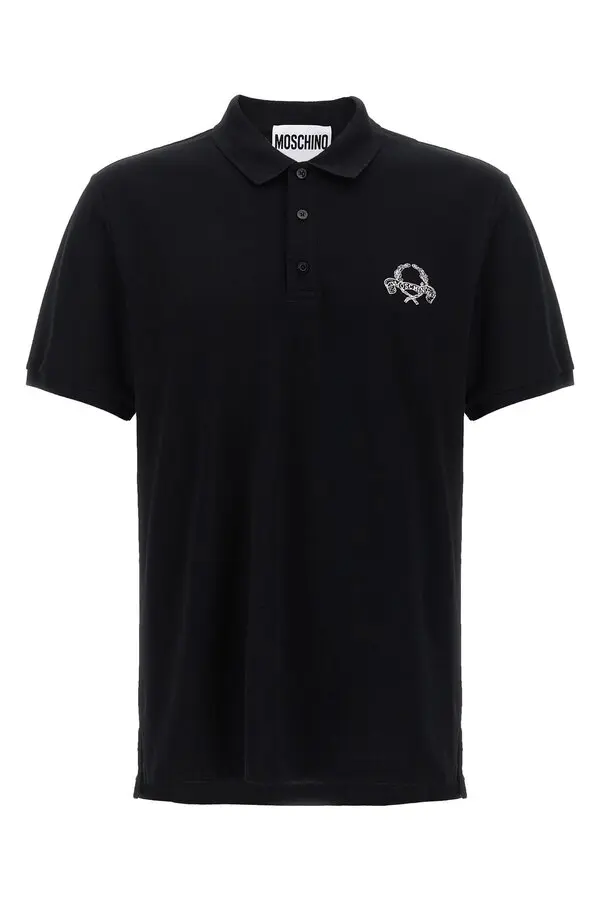 Moschino Logo Embroidery Polo Shirt