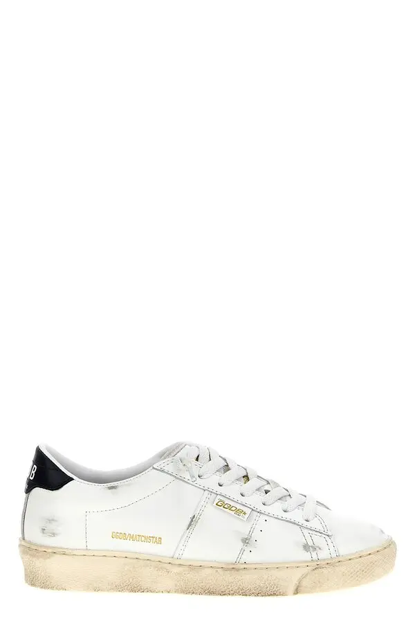 GOLDEN GOOSE Matchstar Leather Sneakers - Blue