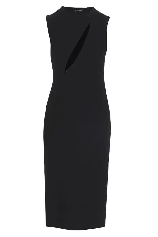 Versace Cut Out Midi Dress