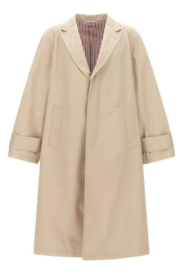 Thom Browne Trench Coat - Beige