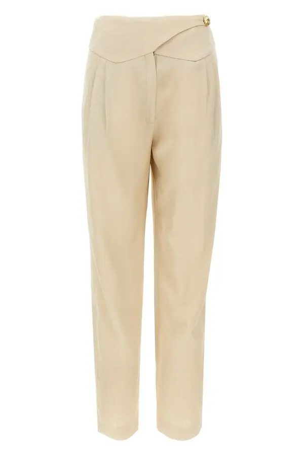 BLAZÉ MILANO Sheena Basque Trousers - Beige